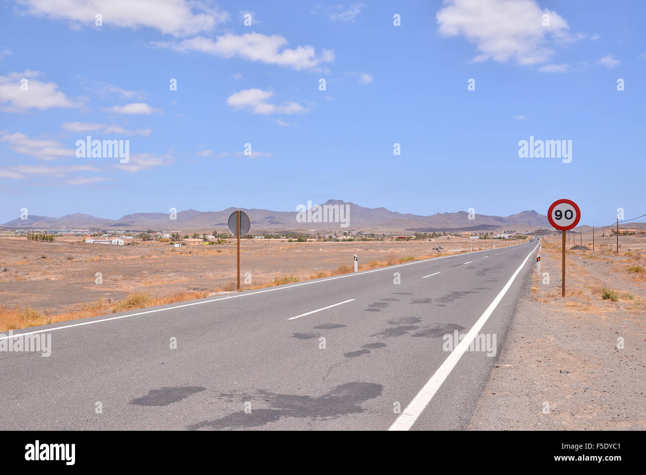 Dry Desert Landscape Stock Photo - Alamy