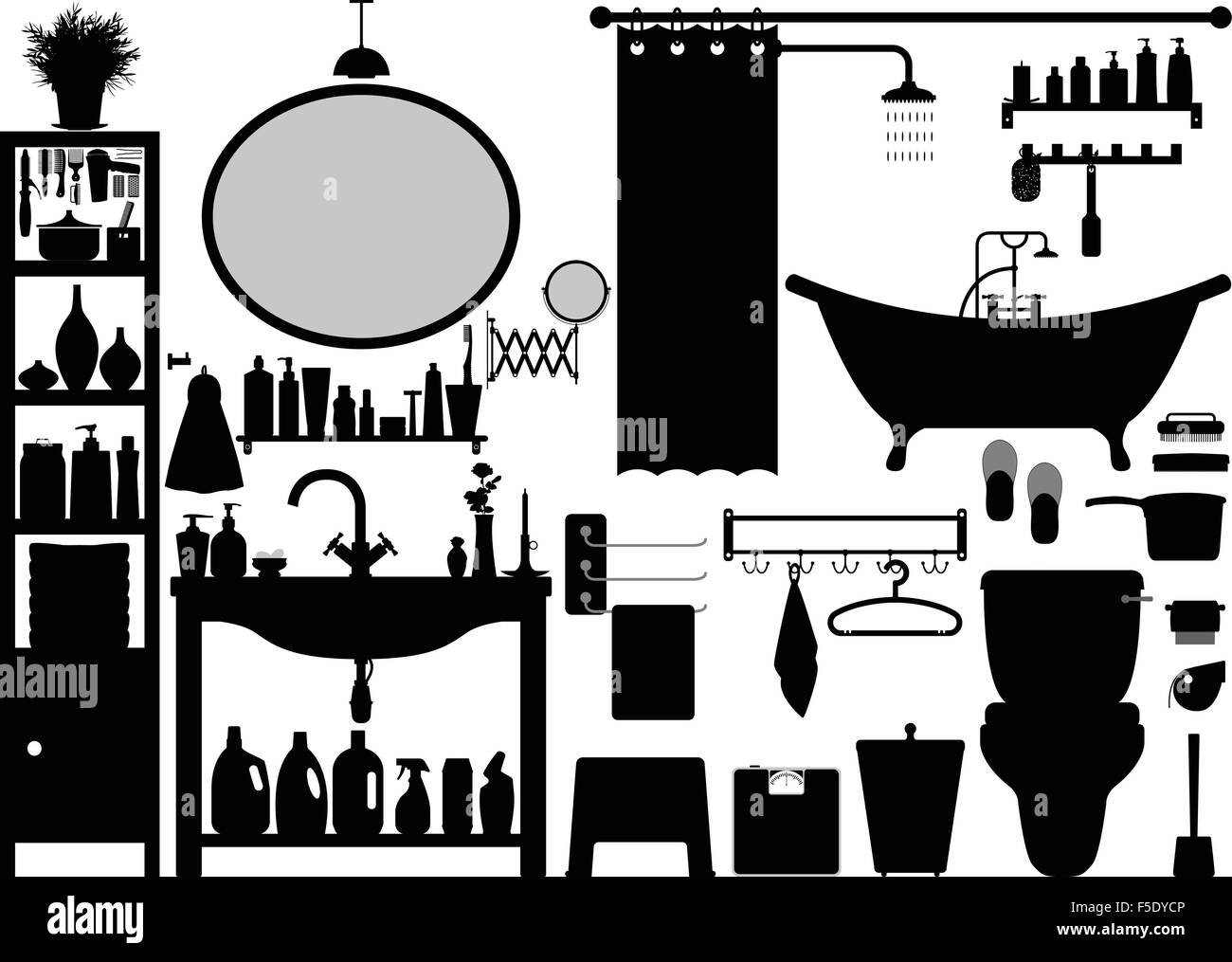 Utensil rack icon Stock Vector Images - Alamy