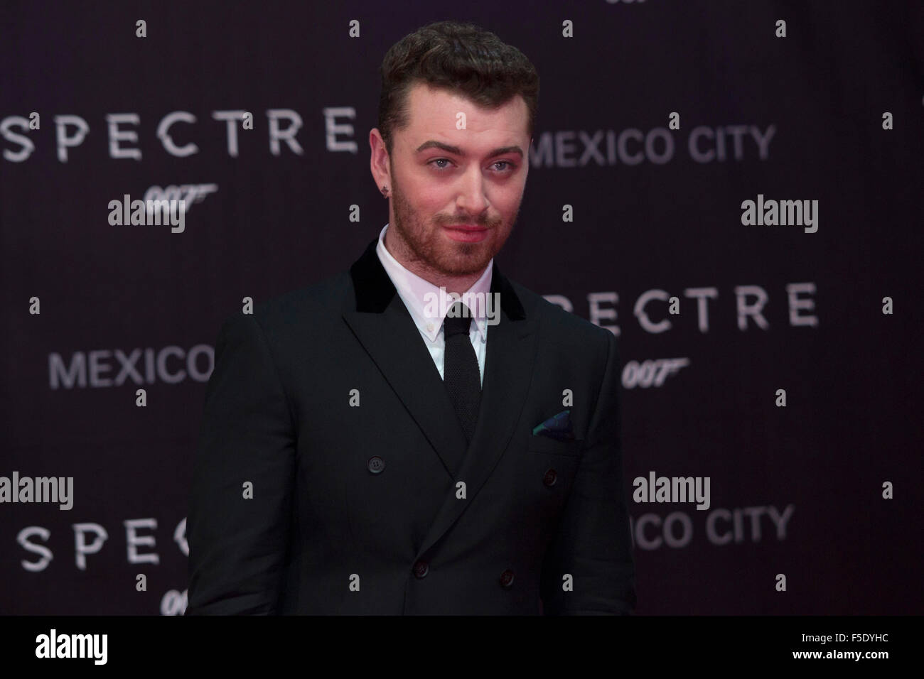 Mexico City, Mexico. 2nd Nov, 2015. Singer Sam Smith poses during the ...