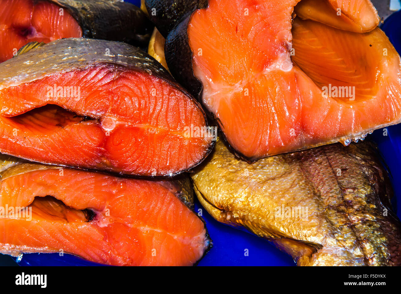 Delicacy Marine fish is sold at the Bazaar Stock Photo - Alamy