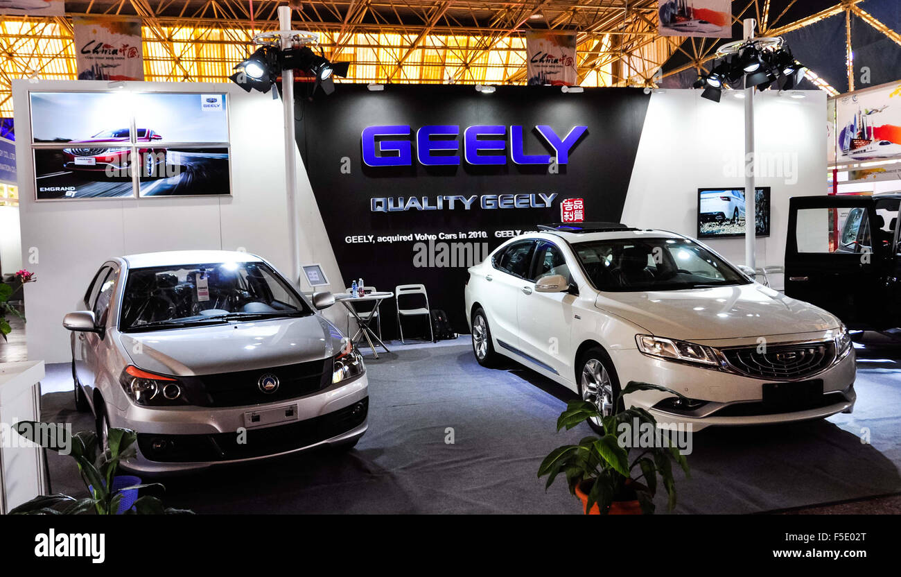Havana, Cuba. 2nd Nov, 2015. Vehicles of the Chinese automotive brand ...
