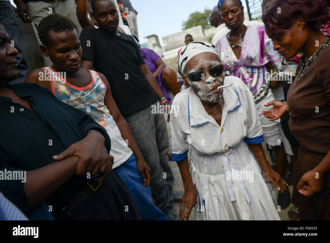 Port-au-Prince, Haiti. 02nd Nov, 2015. A woman dances during the ...
