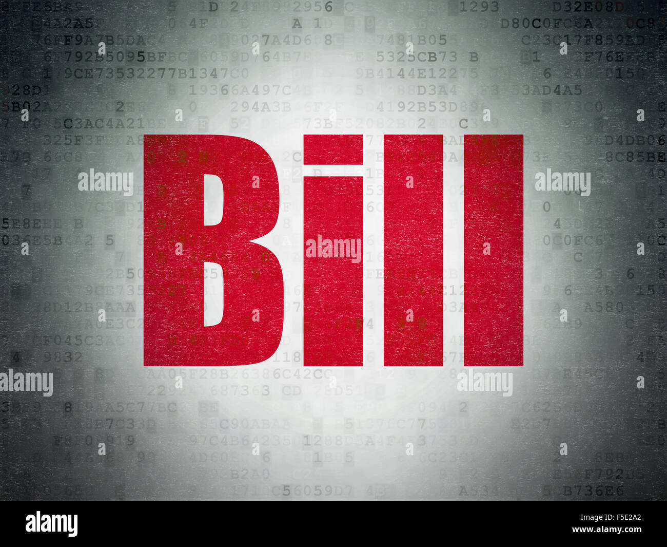 Banking concept: Bill on Digital Paper background Stock Photo - Alamy