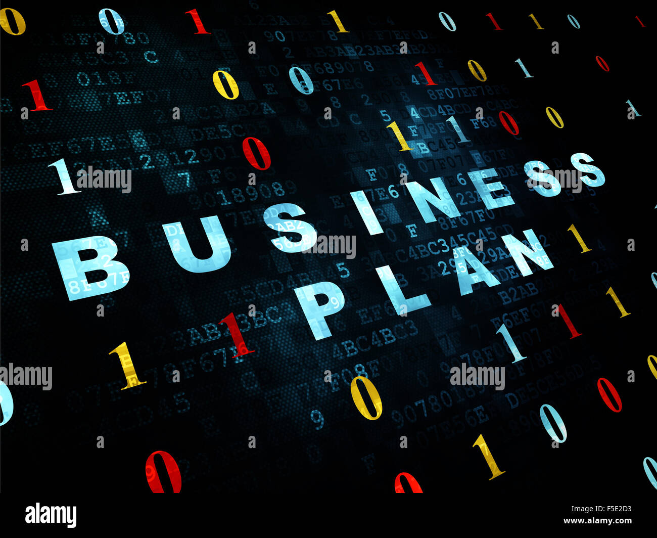 Business concept: Business Plan on Digital background Stock Photo - Alamy