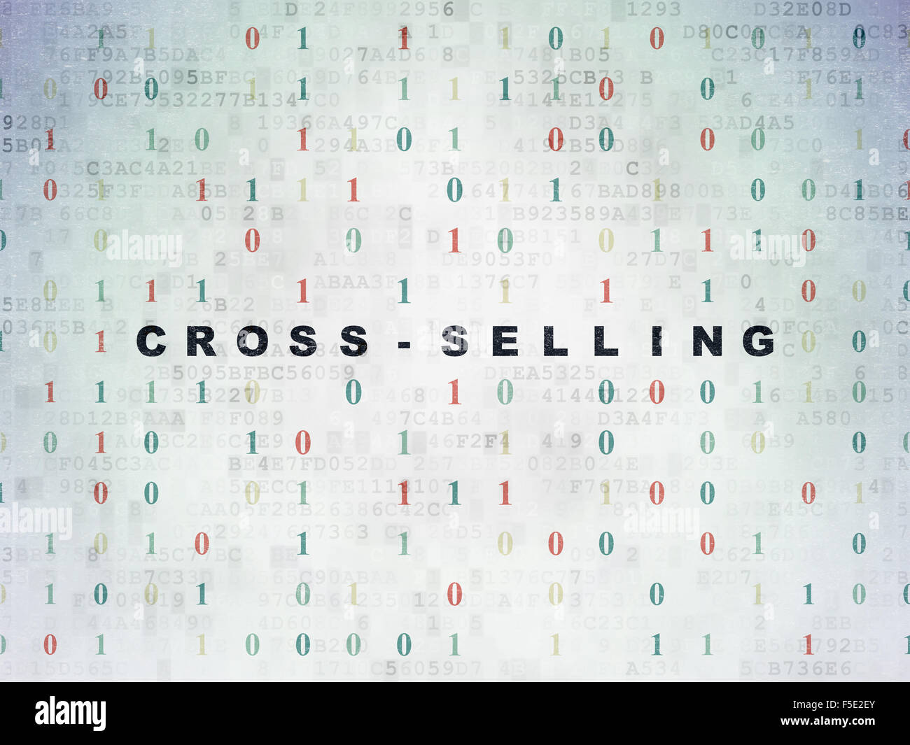 Business concept: Cross-Selling on Digital Paper background Stock Photo ...
