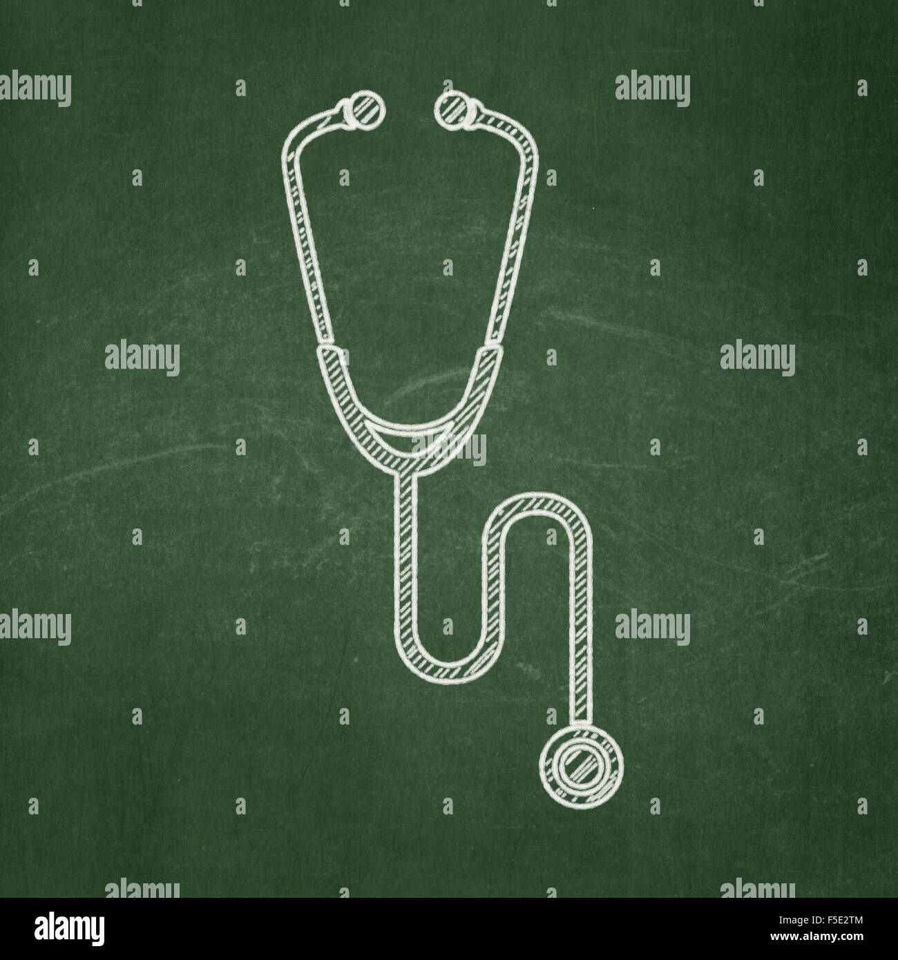 Health concept: Stethoscope on chalkboard background Stock Photo - Alamy