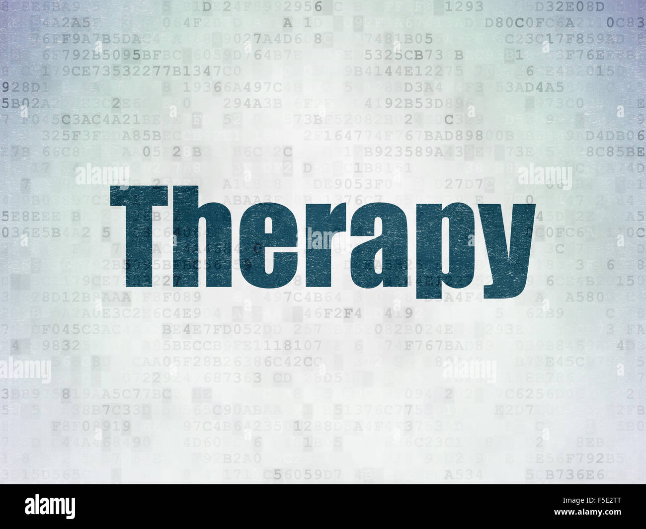 Healthcare concept: Therapy on Digital Paper background Stock Photo - Alamy