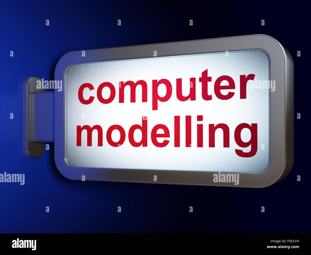 Science concept: Computer Modelling on billboard background Stock Photo ... Science concept: Computer Modelling on billboard background Stock Photo ...
