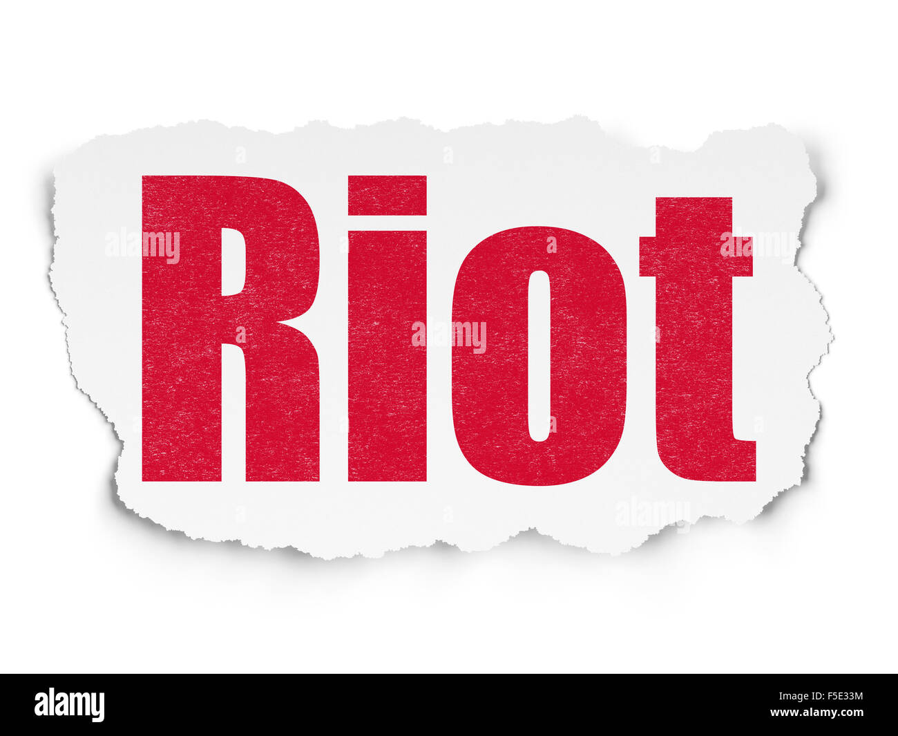 Politics concept: Riot on Torn Paper background Stock Photo - Alamy