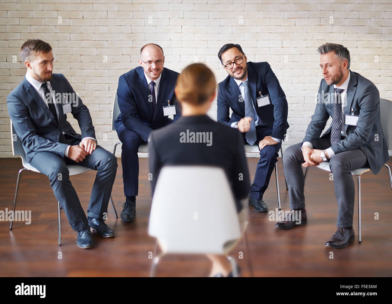Answering listening hi-res stock photography and images - Alamy
