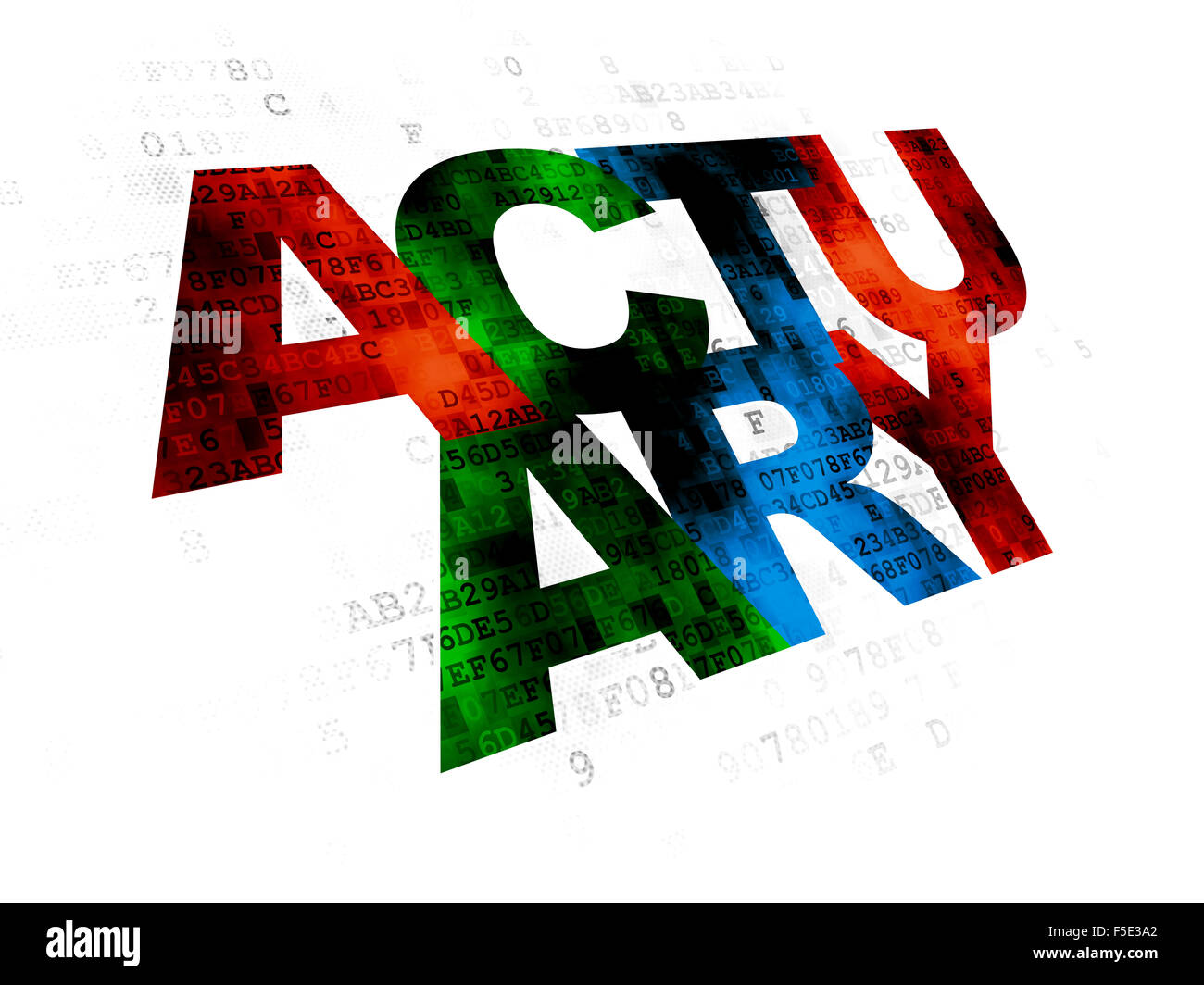 Insurance concept: Actuary on Digital background Stock Photo - Alamy