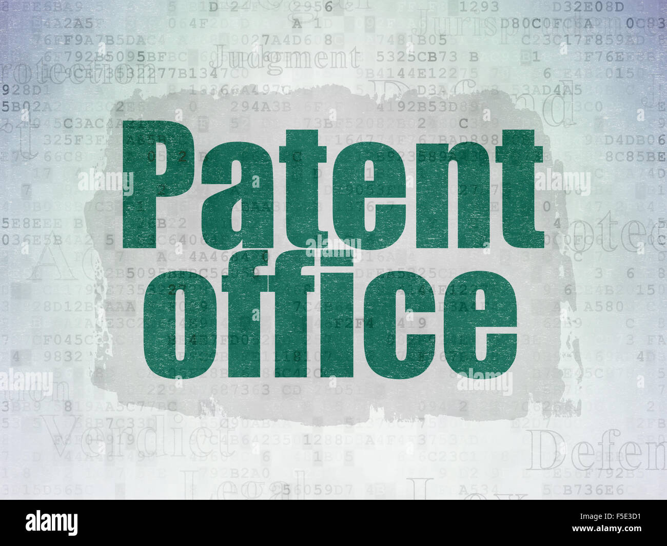 Law concept: Patent Office on Digital Paper background Stock Photo - Alamy