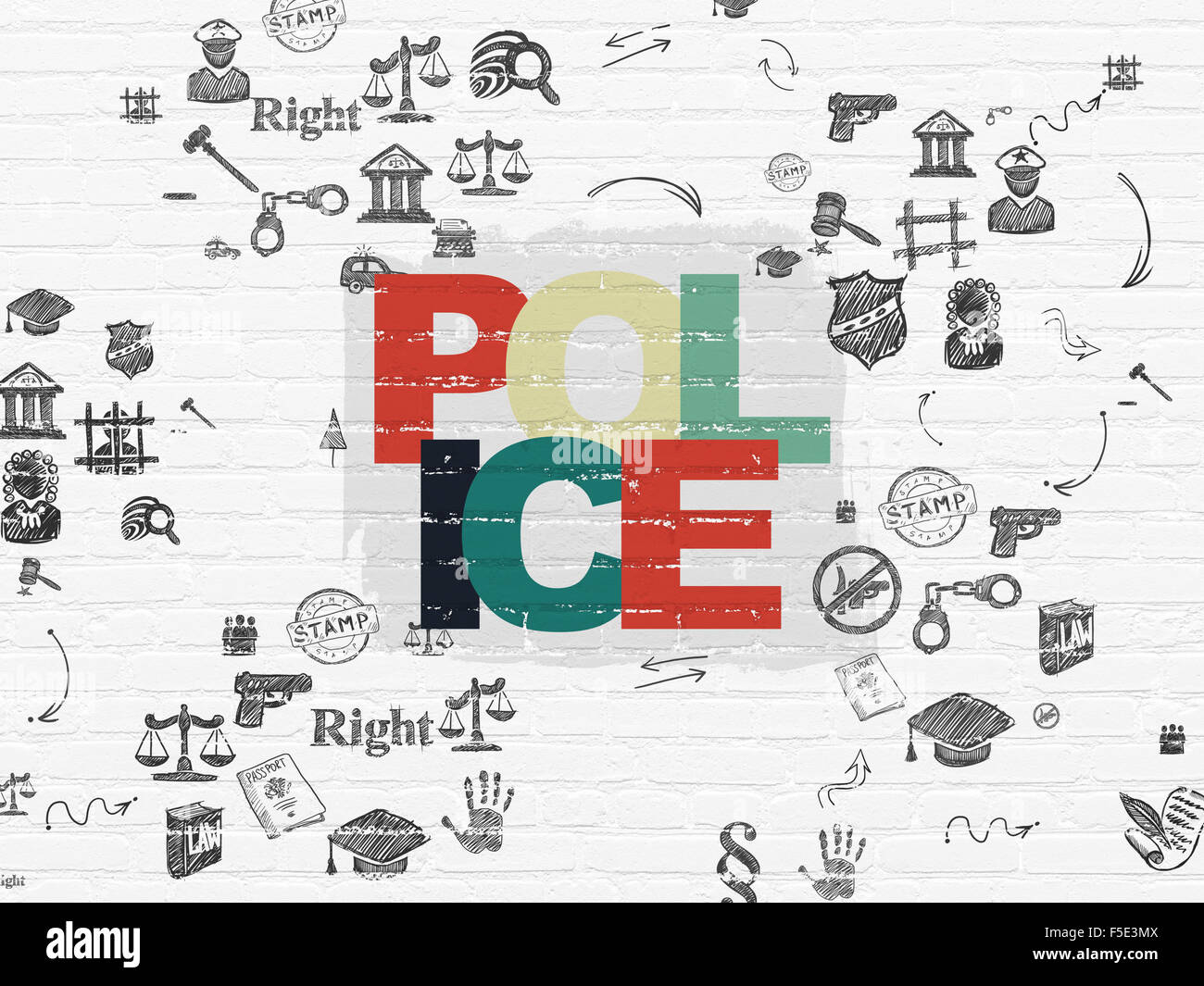Police color scheme hi-res stock photography and images - Alamy