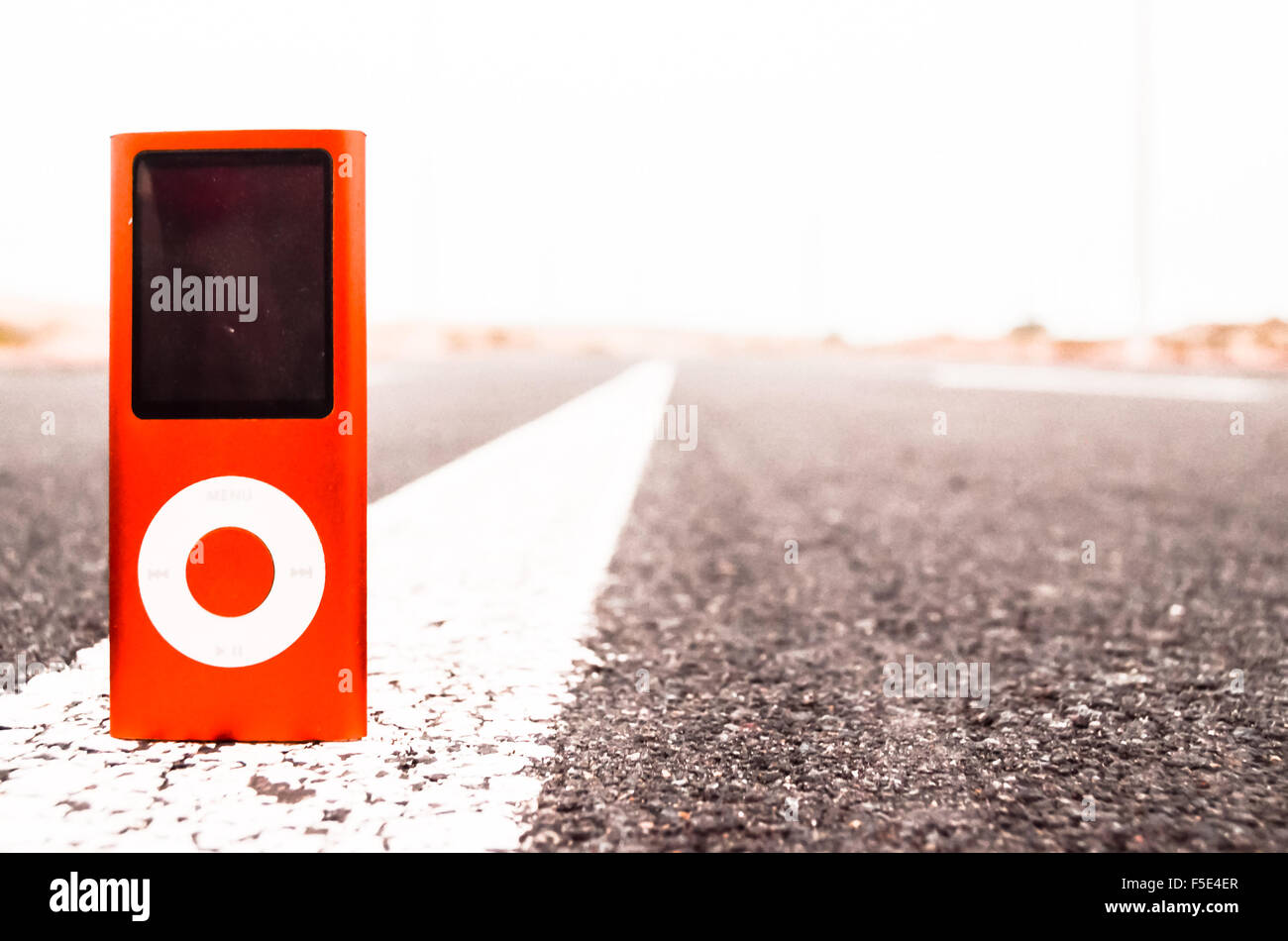 Vintage MP3 Music Player Stock Photo - Alamy
