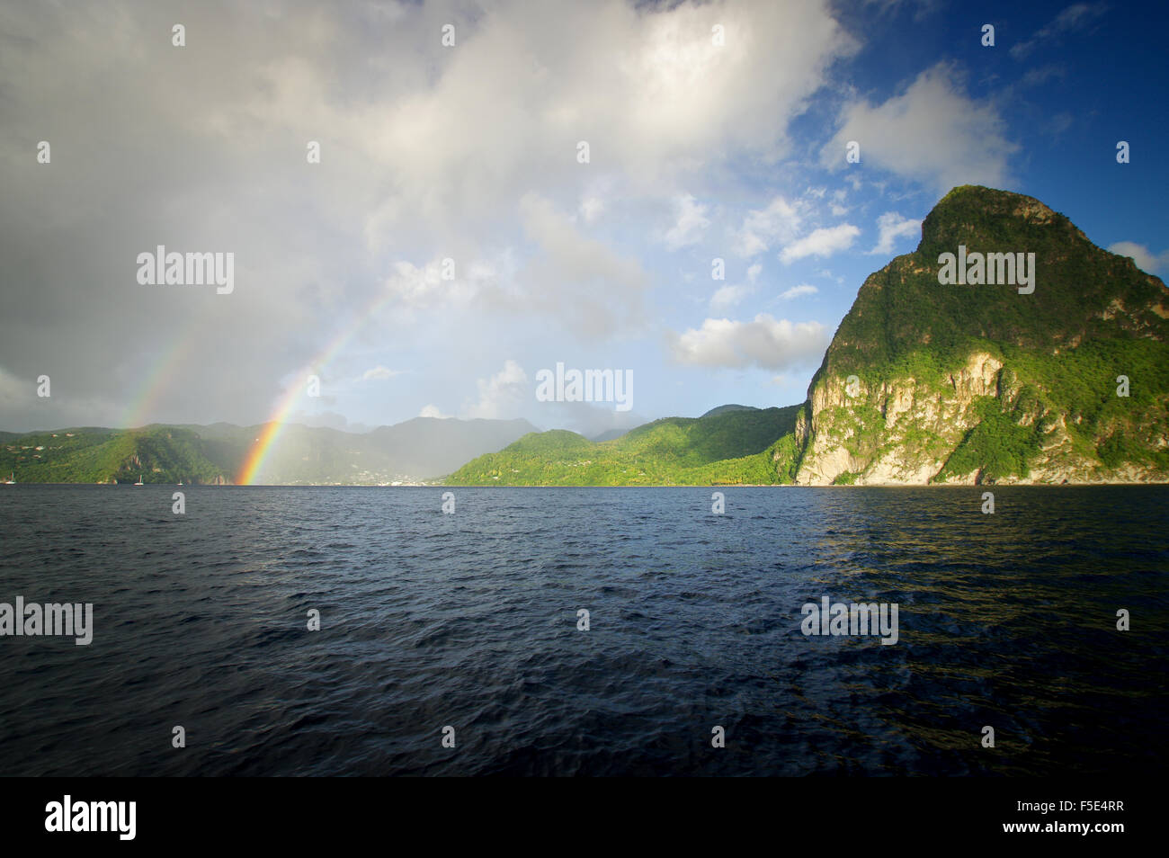 Rainbow st lucia caribbean hi-res stock photography and images - Alamy