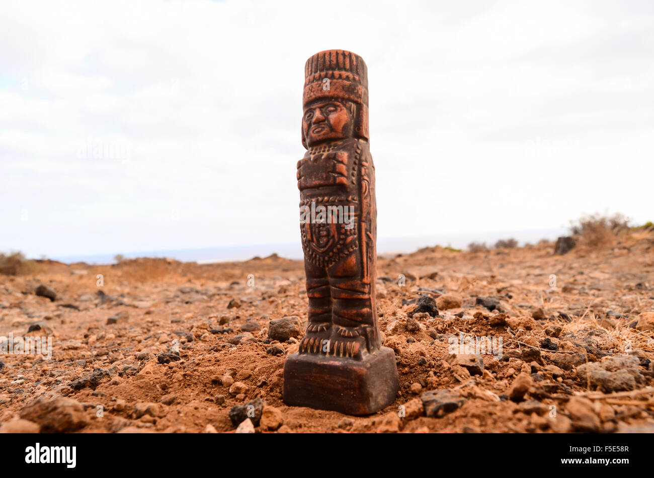 Ancient Maya Statue Stock Photo - Alamy