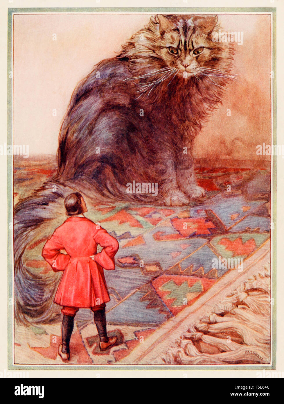 'The cat drew herself back, as if she were afraid of me' from ‘Gulliver ...