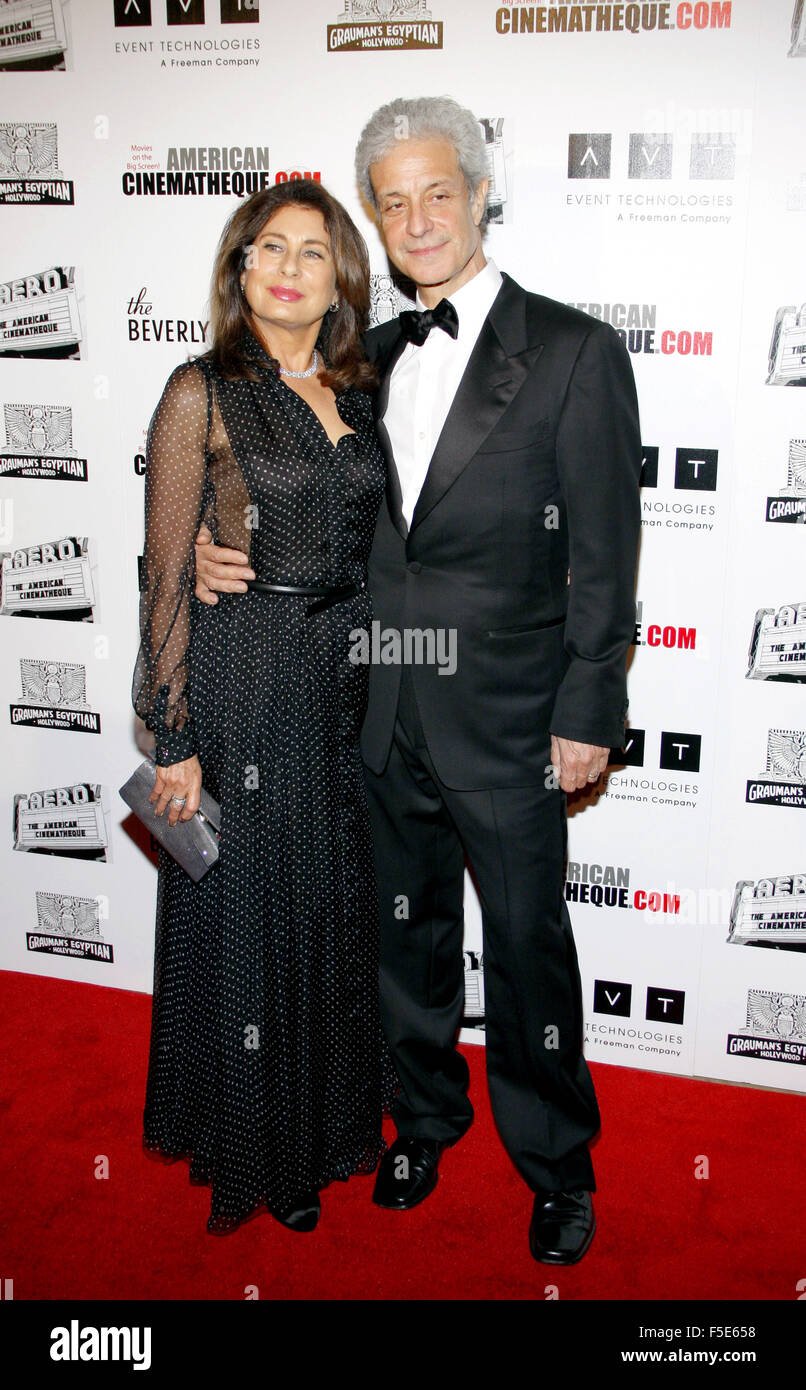 Paula Wagner and Rick Nicita at the 25th American Cinematheque Award ...