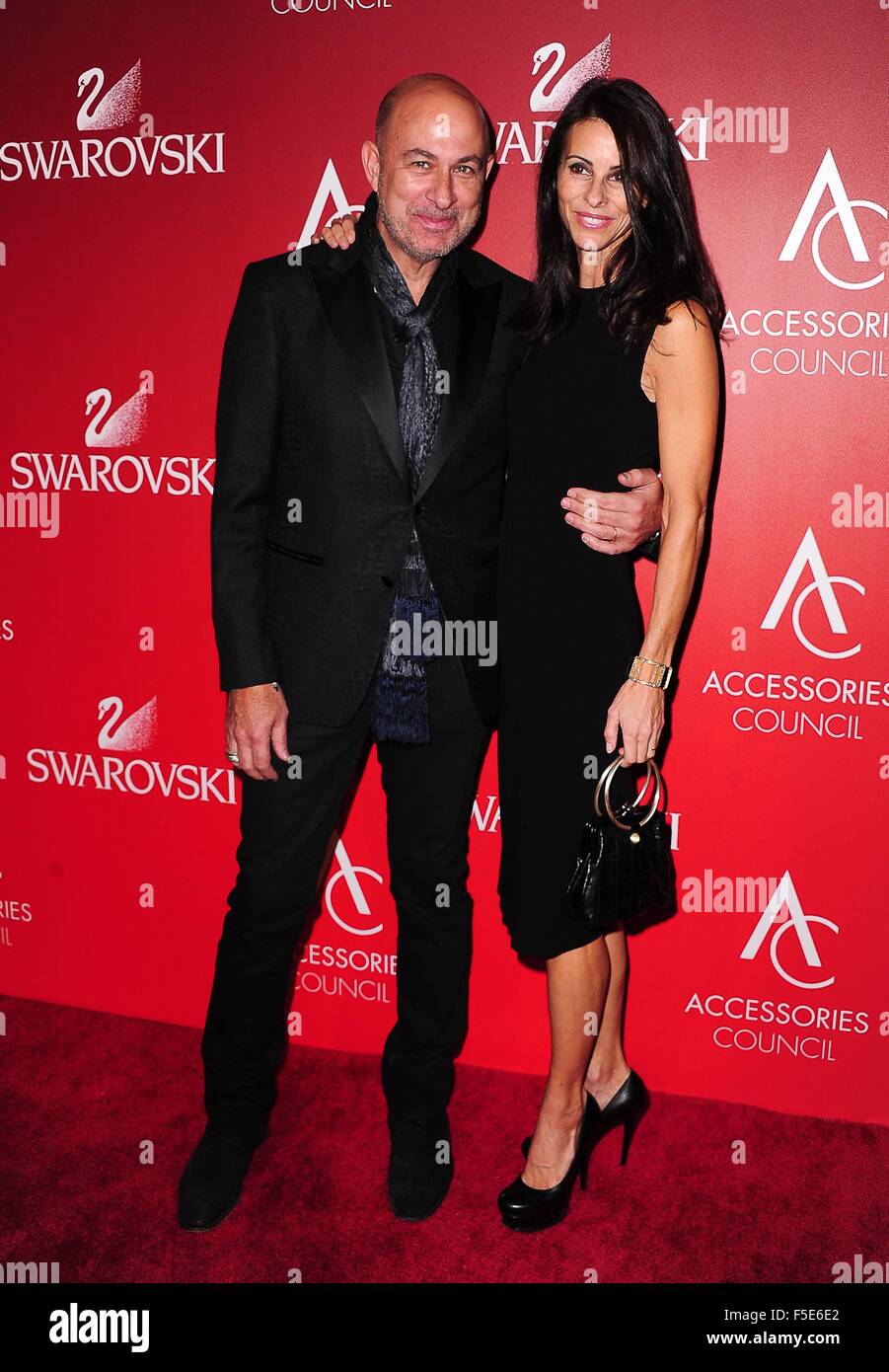 New York, NY, USA. 2nd Nov, 2015. John Varvatos, Joyce Zybelberg ...