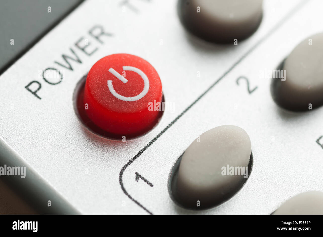 Red button remote hi-res stock photography and images - Alamy