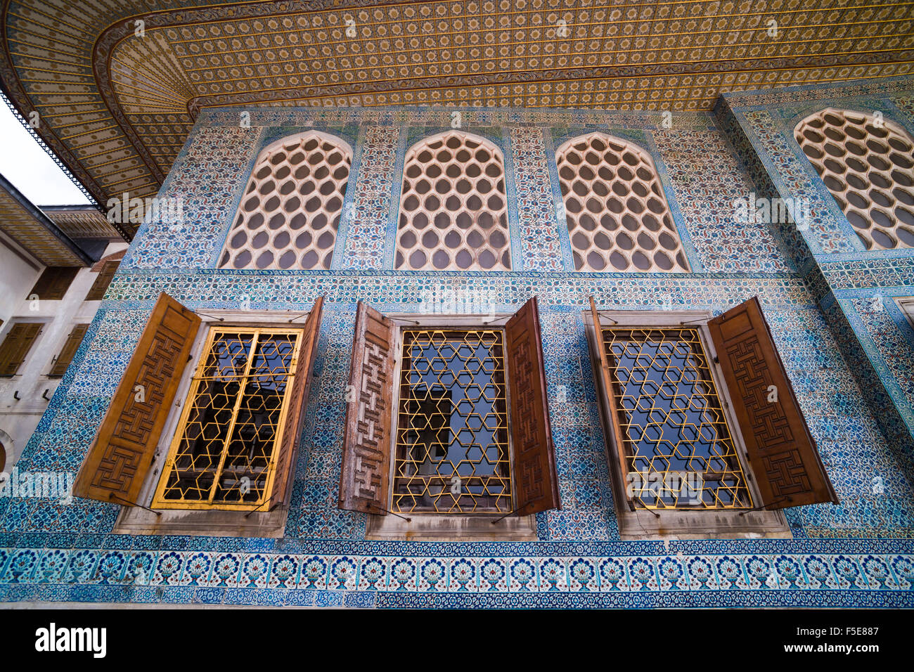 Topkapi Palace details of decoration, UNESCO World Heritage Site ...