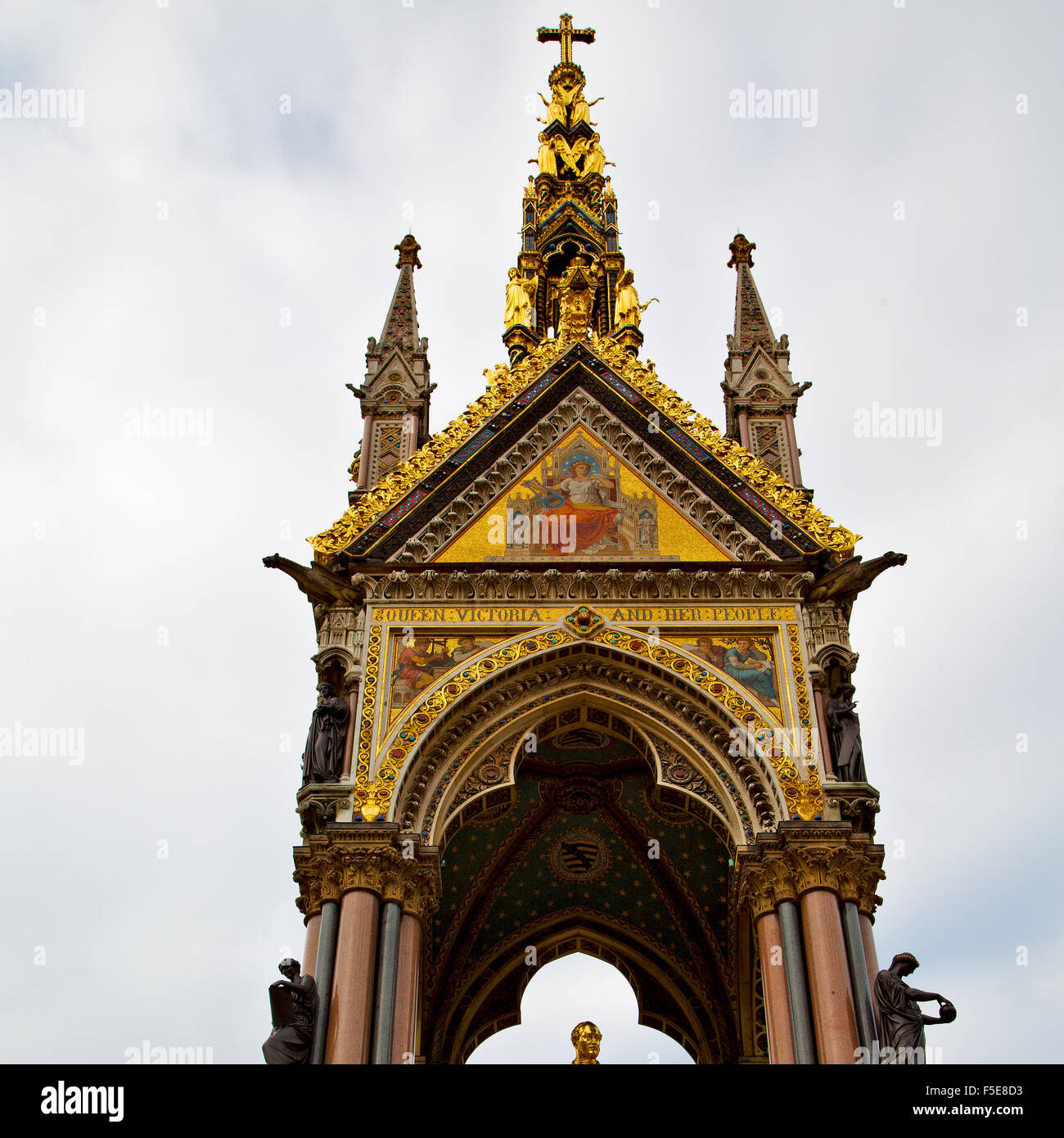 albert monument in london england kingdome and old construction Stock ...