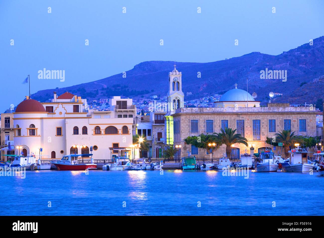 Harbour of pothia kalymnos hi-res stock photography and images - Alamy