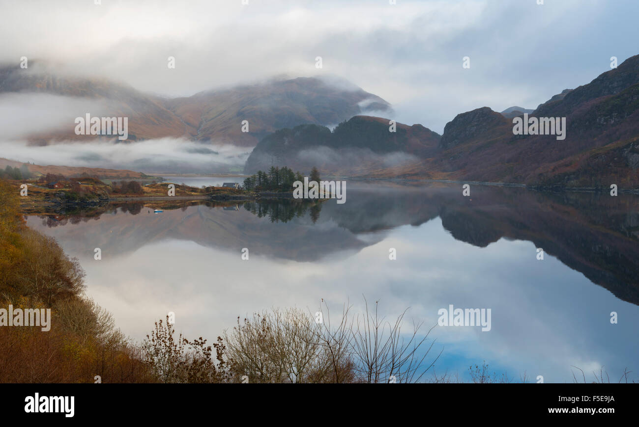 A view of Loch Long, Kintail area, Scotland, United Kingdom, Europe ...