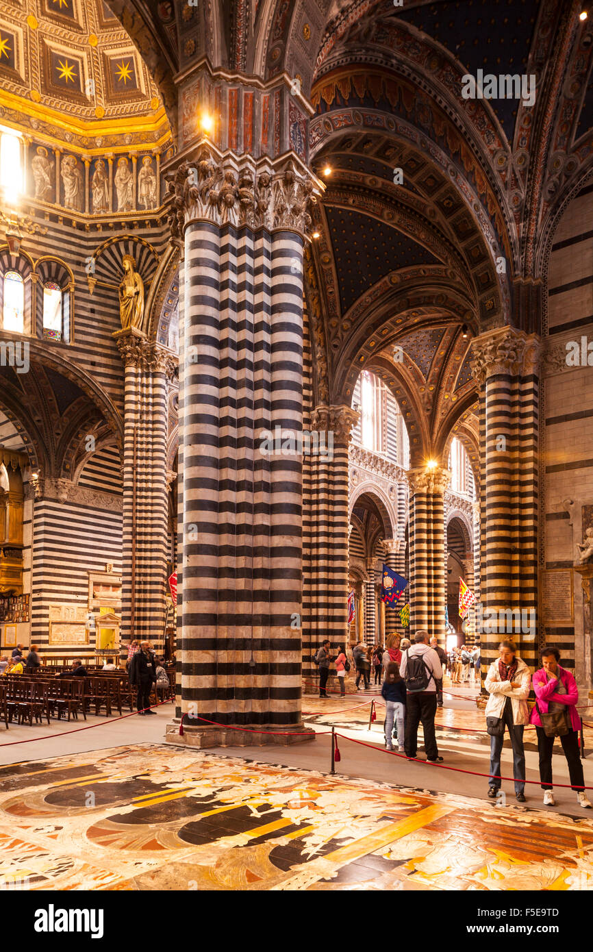 Siena cathedral inside hi-res stock photography and images - Alamy