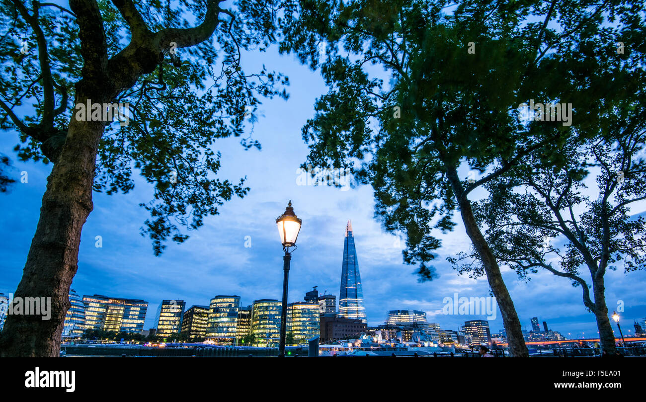 Shard from Tower of London, London, England, United Kingdom, Europe ...