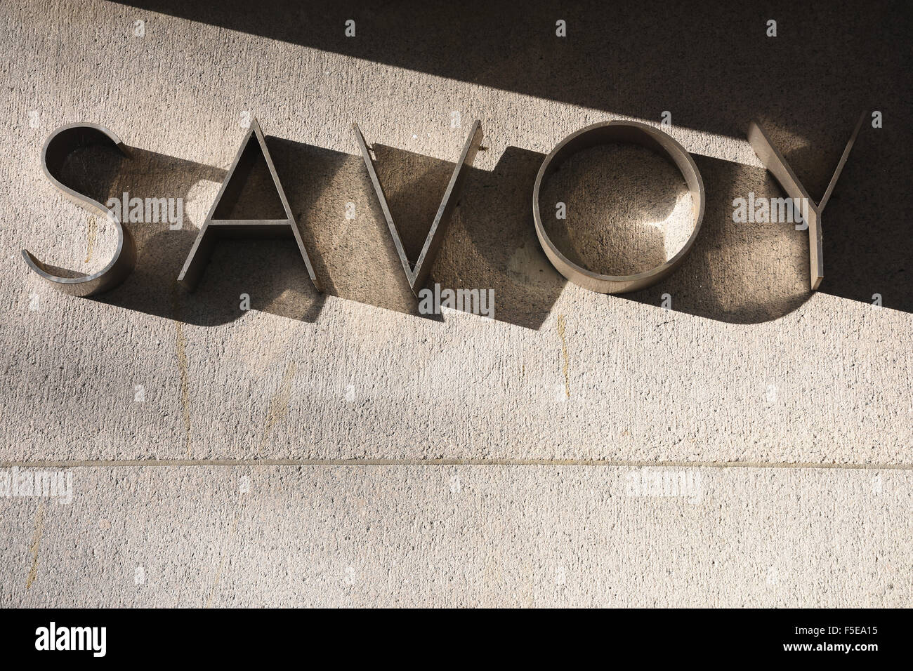 The Savoy Hotel Sign High Resolution Stock Photography and Images - Alamy