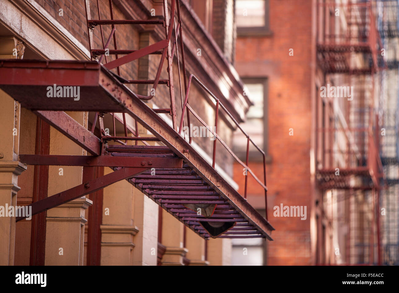 Fire Escape New York High Resolution Stock Photography and Images - Alamy
