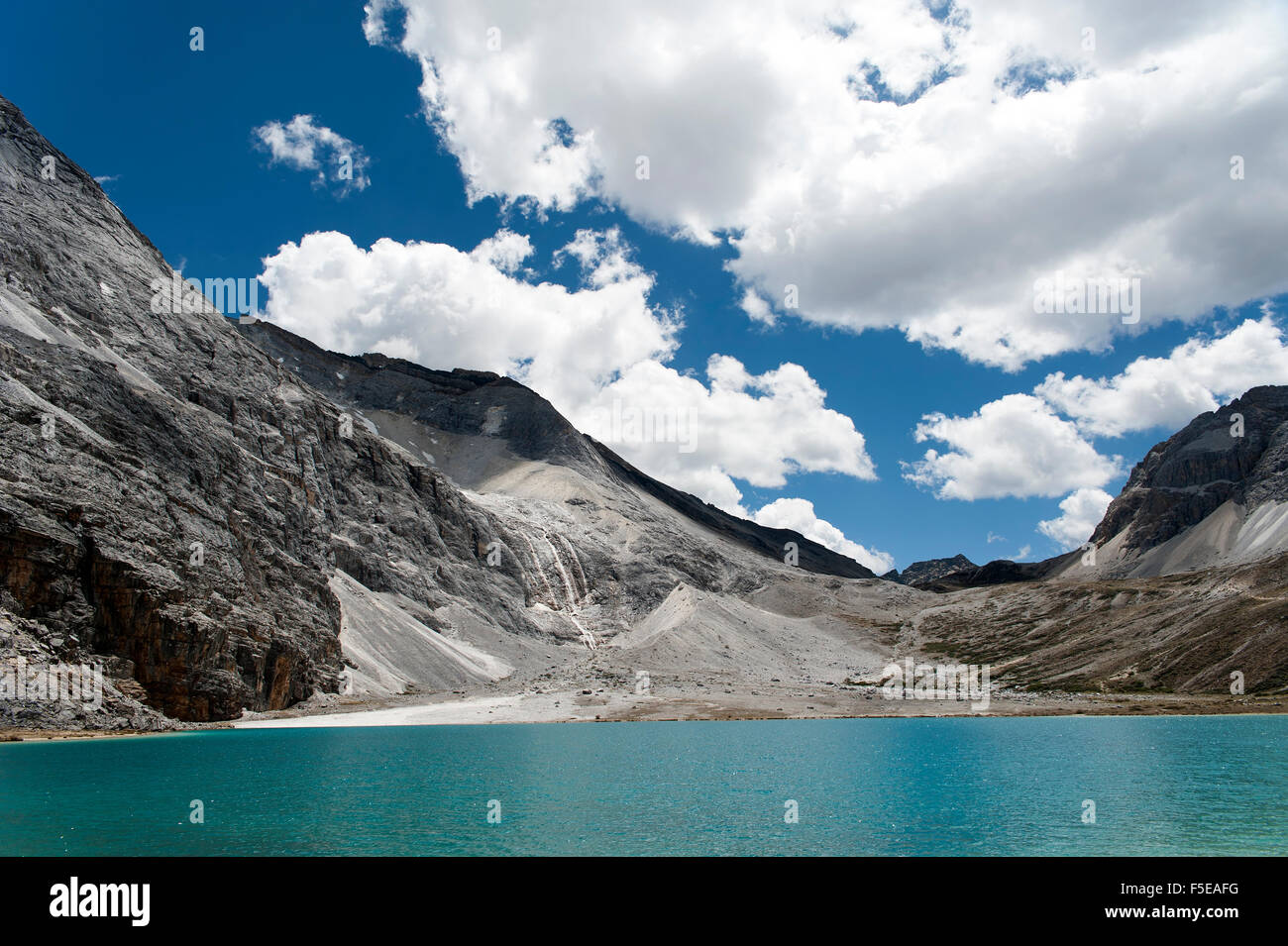 Tibet snow mountain with river in China Stock Photo - Alamy