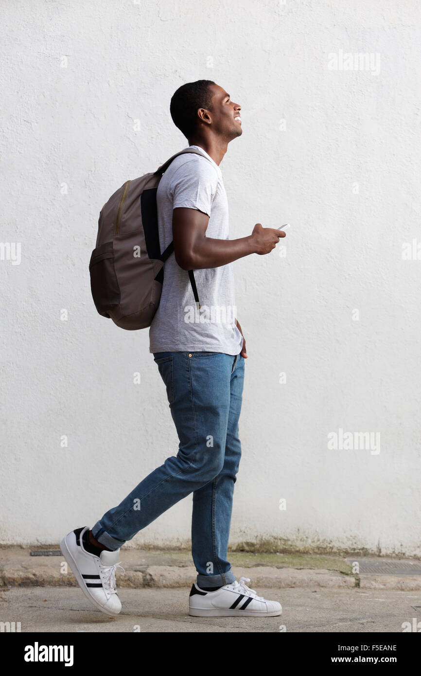 College Students Walking Side