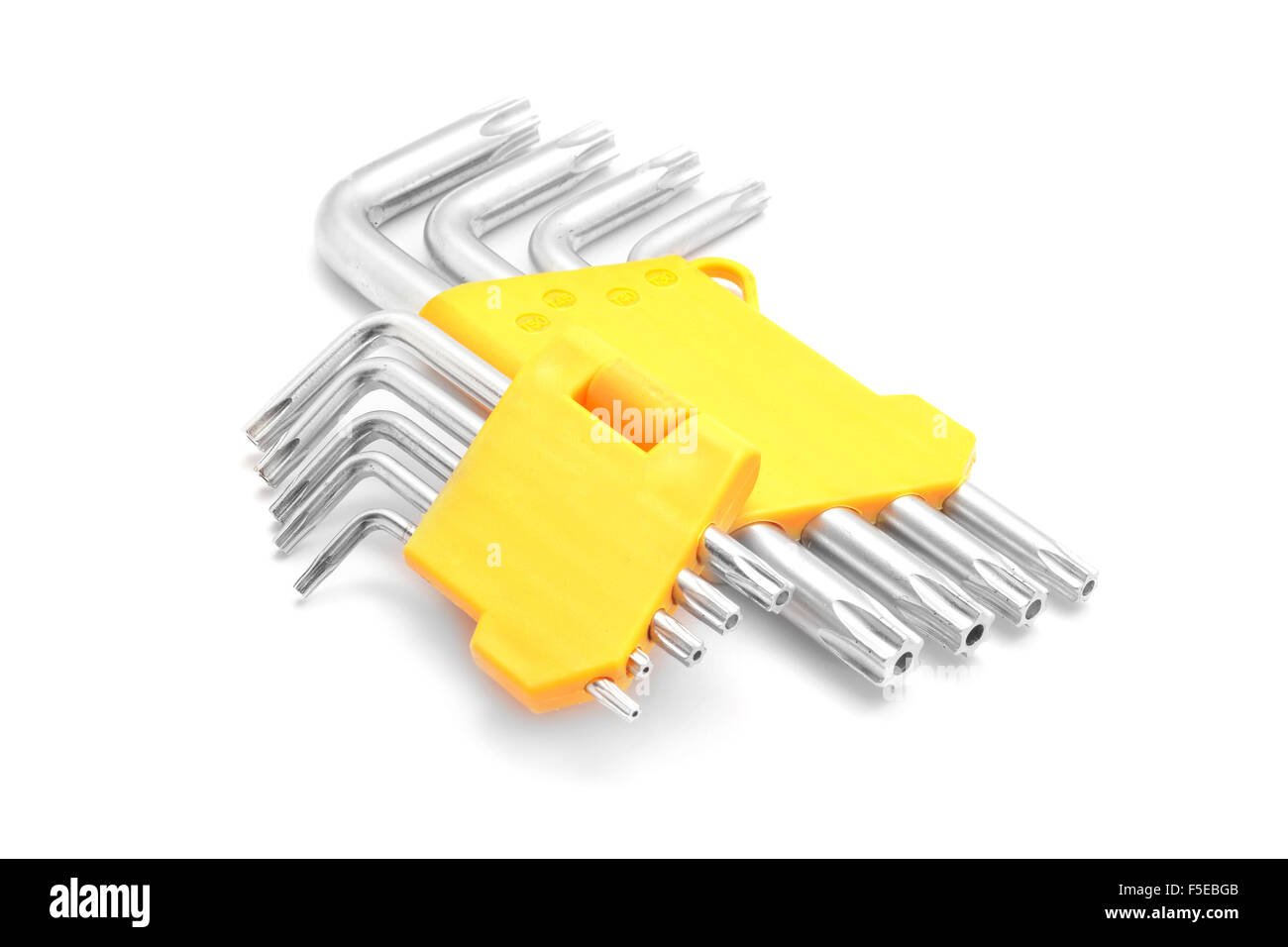 hex key set on white Stock Photo - Alamy