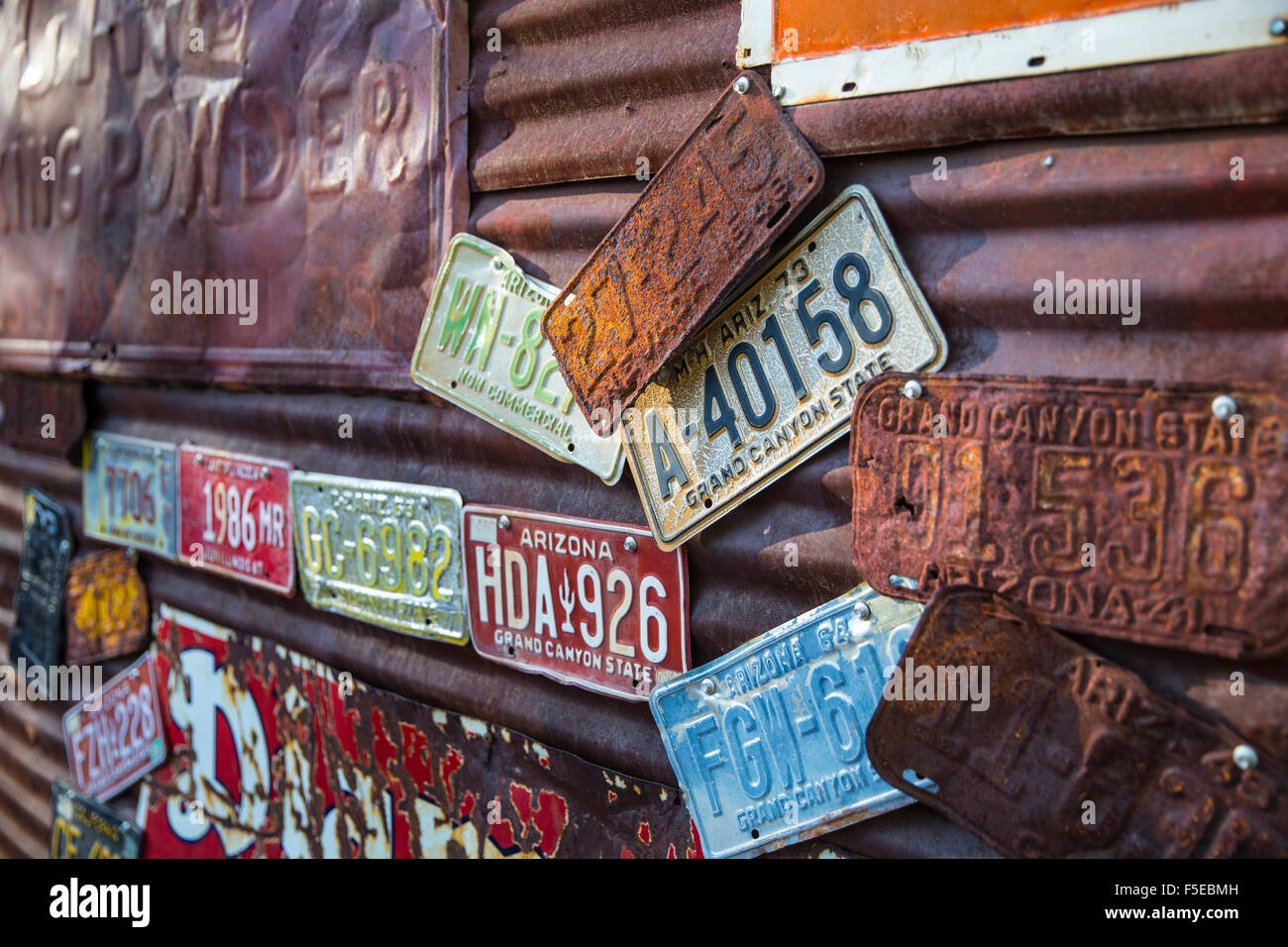 American number plates hi-res stock photography and images - Alamy