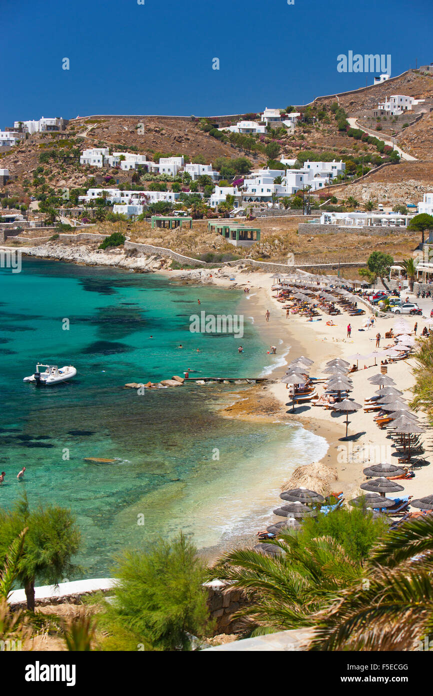 Mykonos beach people hi-res stock photography and images - Alamy