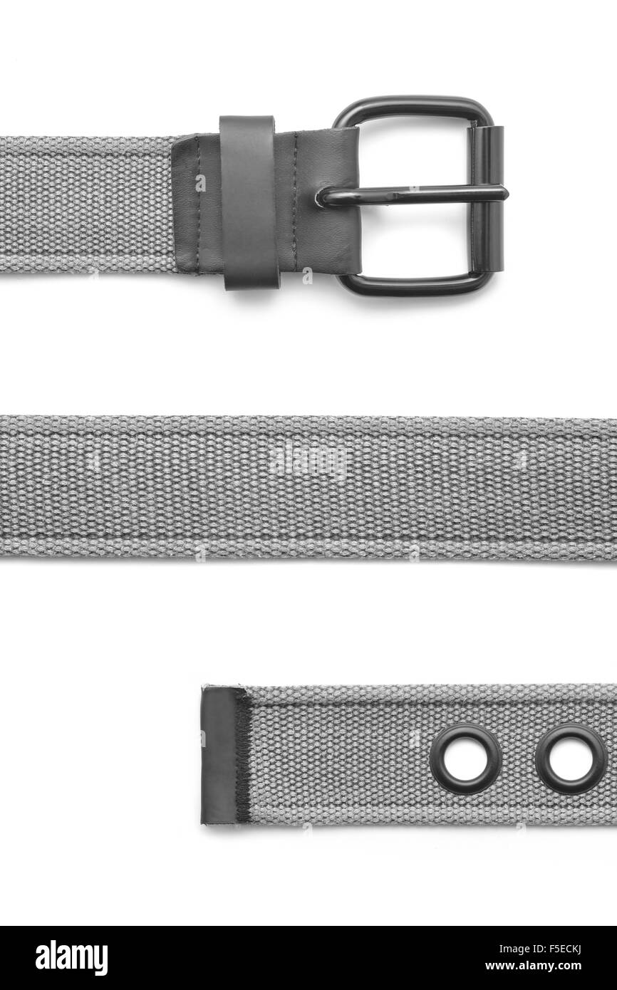 textile fabric belt buckle on white Stock Photo - Alamy