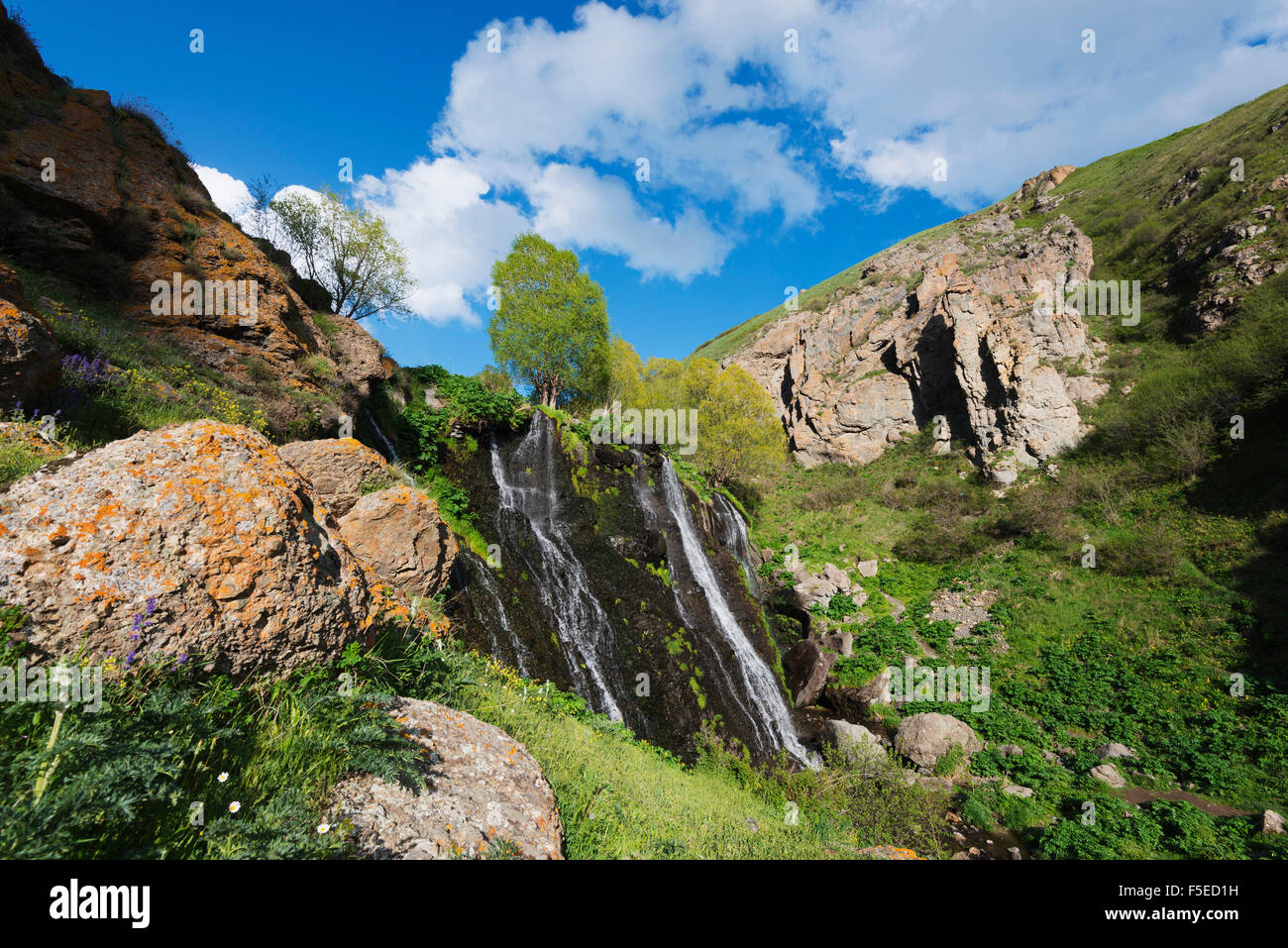 Shaki waterfall, Syunik Province, Armenia, Caucasus, Central Asia, Asia ...