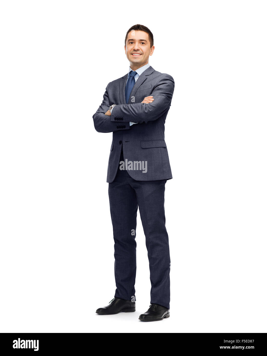 Smiling attractive man in suit Cut Out Stock Images & Pictures - Alamy