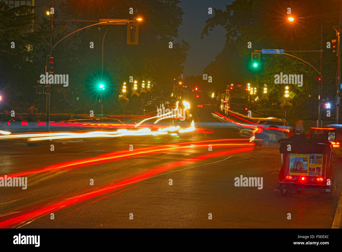 Victoria british columbia street scene hi-res stock photography and ...