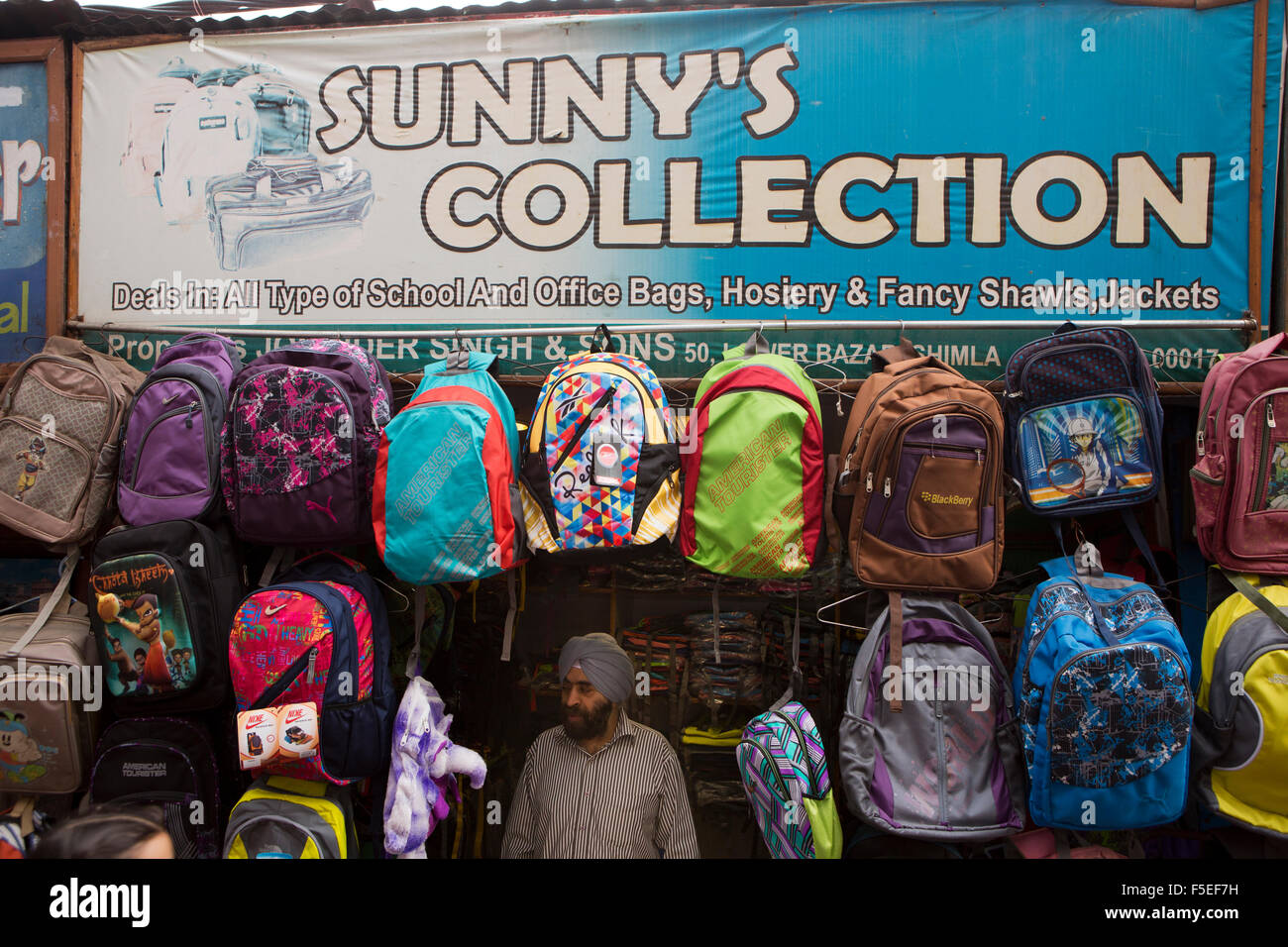 Indian school bags hi-res stock photography and images - Alamy