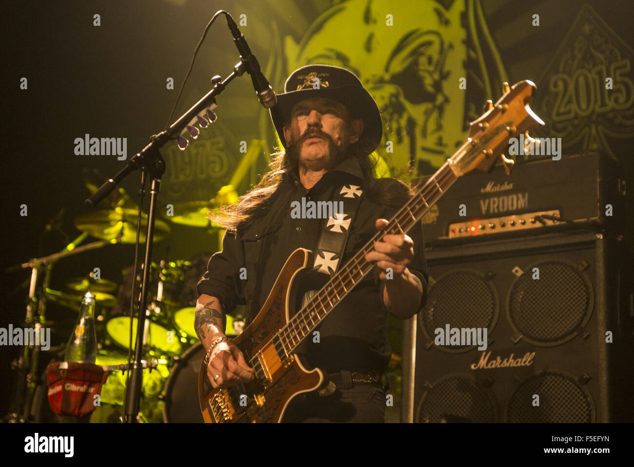 Lemmy Kilmister of Motorhead performs live in Austin, Texas with the ...
