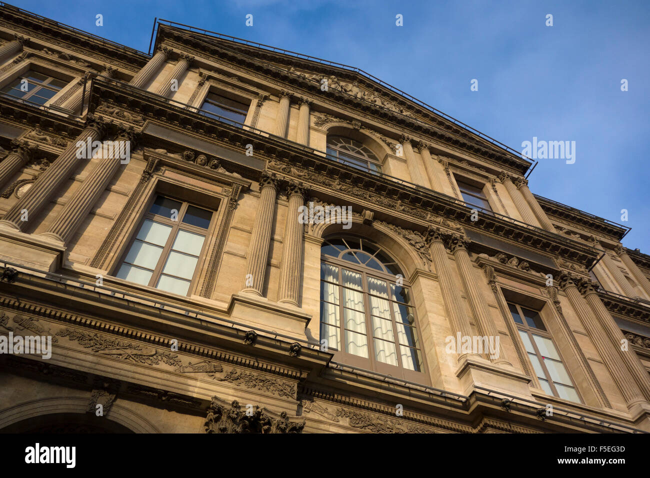 Part of the Louvre Museum at Cour Carrée, Paris, France Stock Photo - Alamy