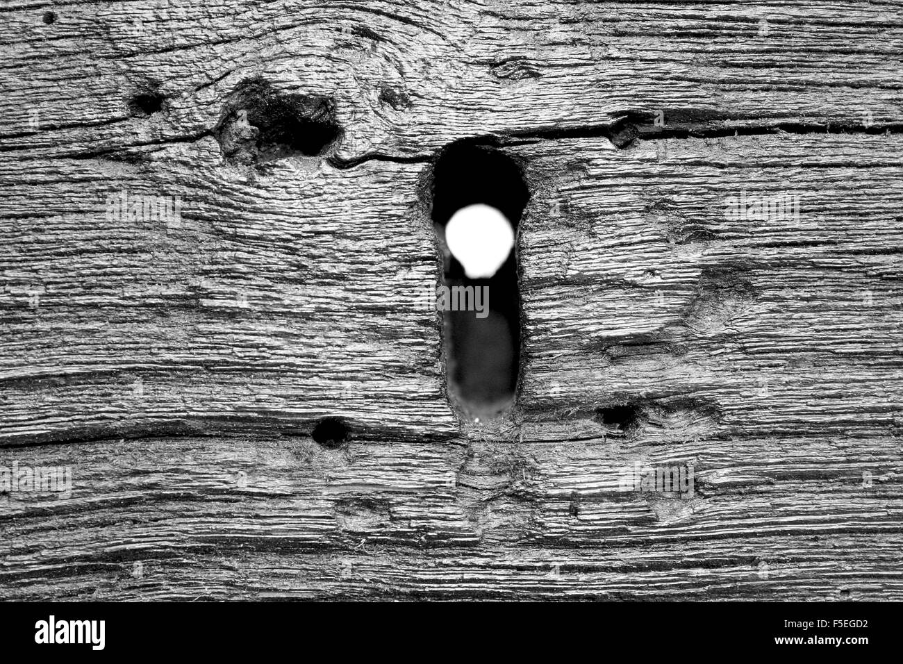 old keyhole on wooden portal Stock Photo - Alamy
