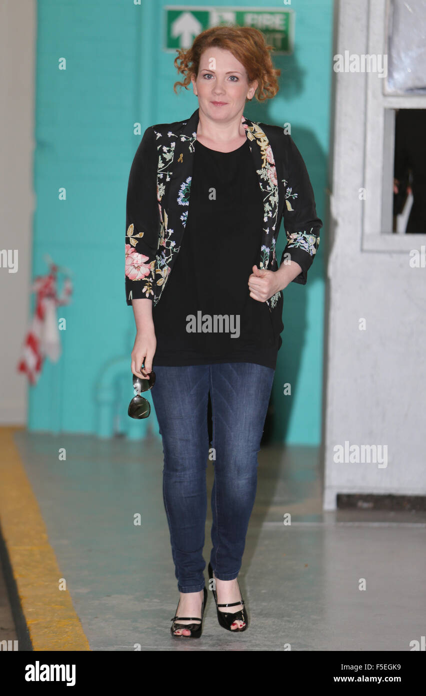 Jennie McAlpine outside ITV Studios Featuring: Jennie McAlpine Where ...