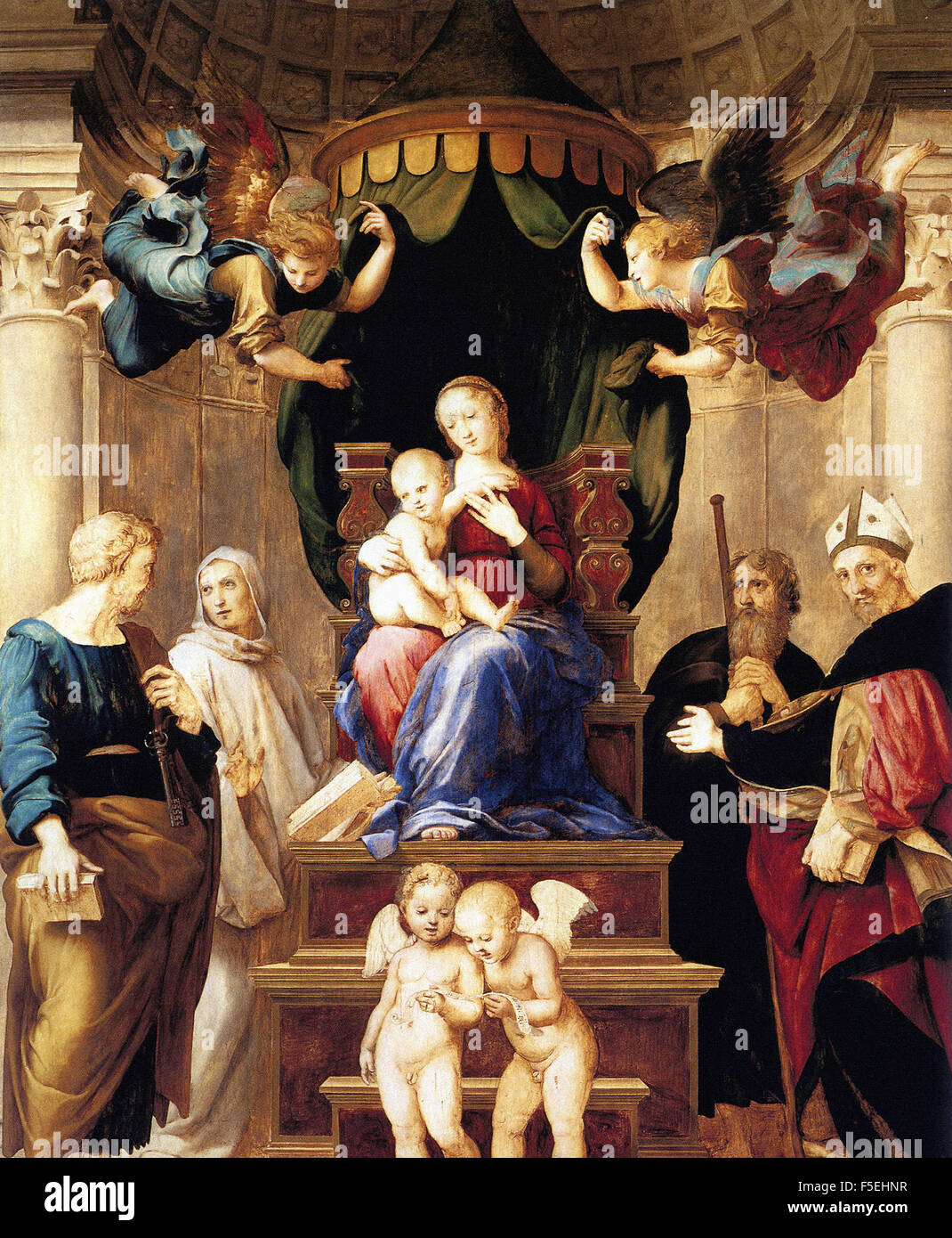 Raffaello madonna baldacchino hi-res stock photography and images - Alamy