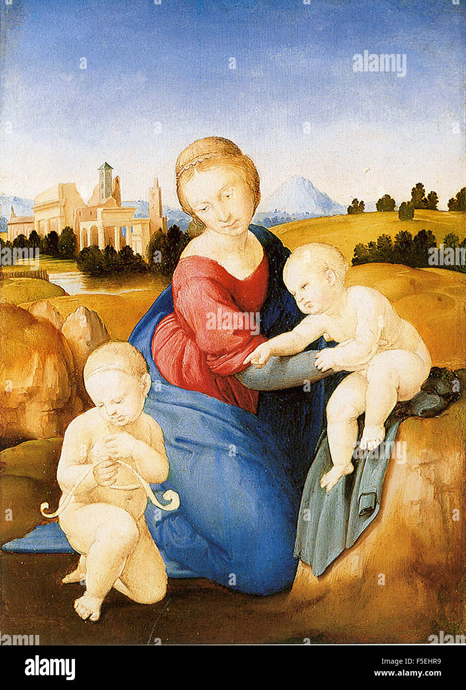 Raffaello Sanzio - Raffaello - The Esterházy Madonna Stock Photo - Alamy