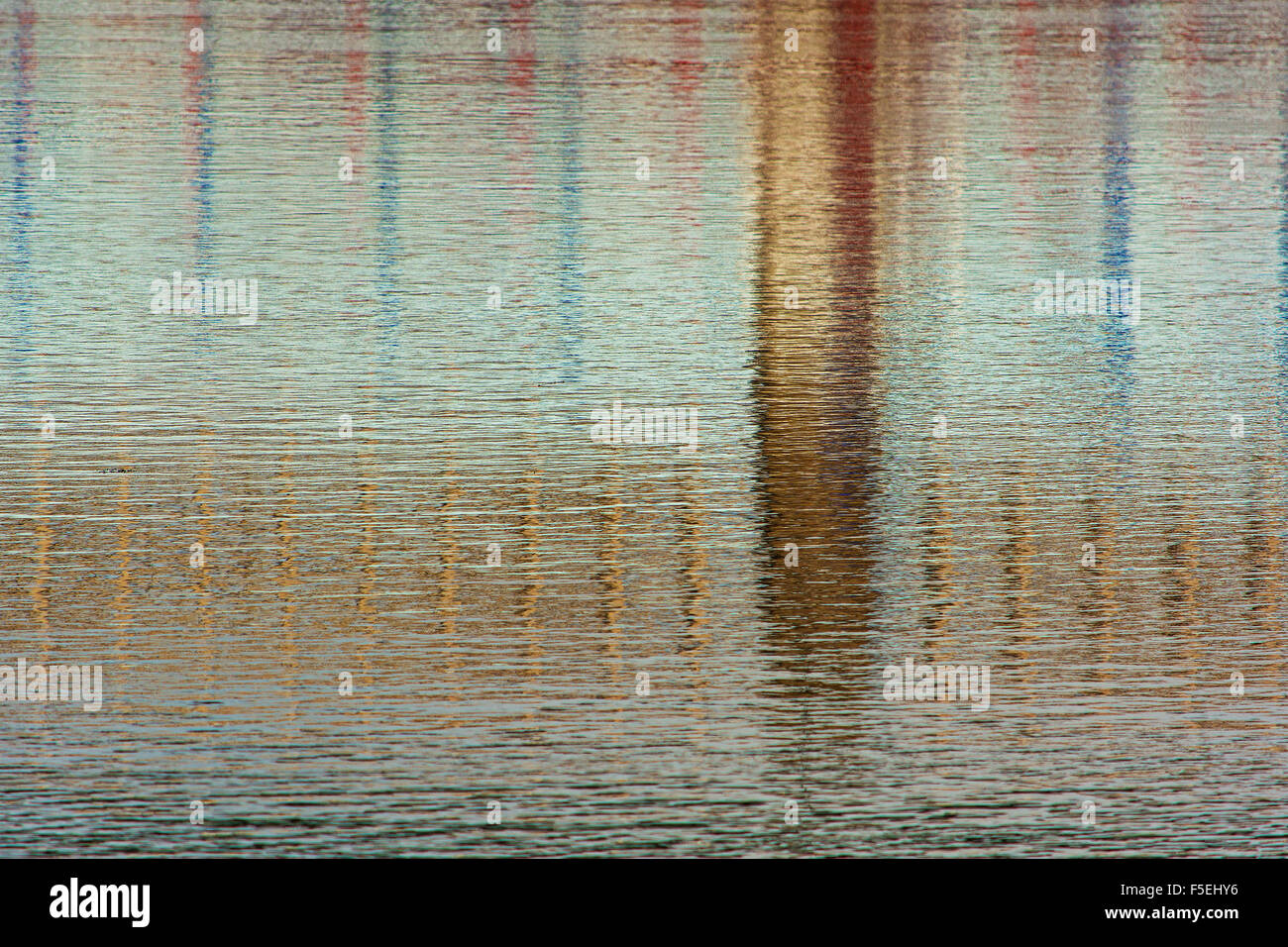 Reflections in the sea Stock Photo - Alamy