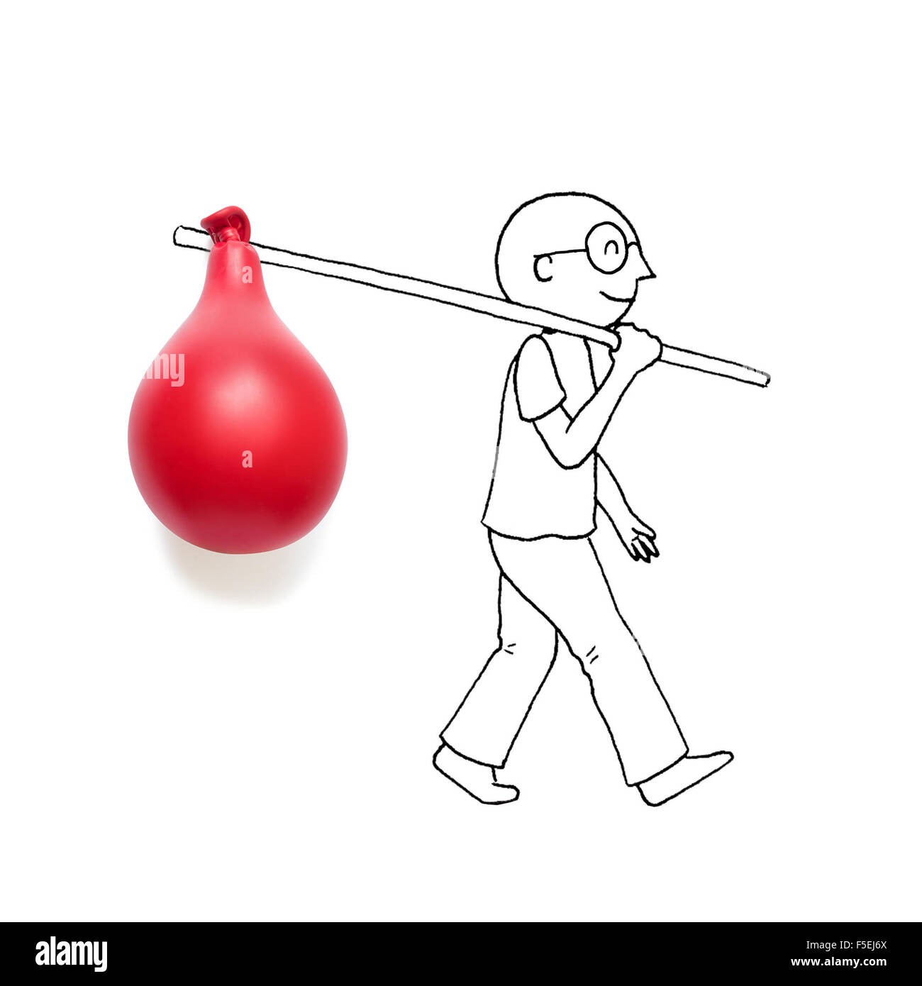 Stick Bag High Resolution Stock Photography and Images - Alamy